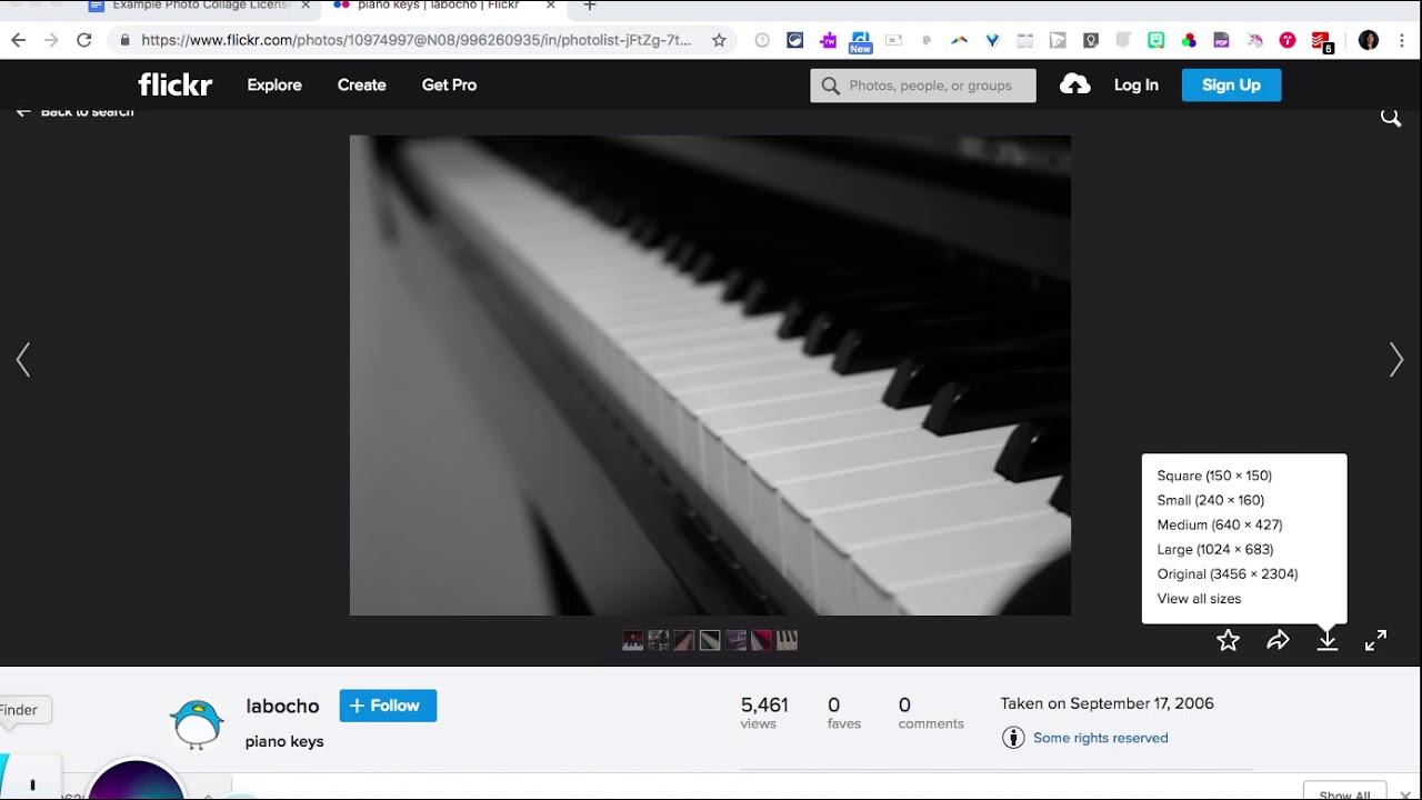 How To Download a Flickr Image on a Mac