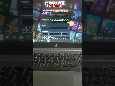 Tutorial main roblox di laptop tanpa download-🥋🎧!#fpyシ #roblox #tutorial #gabut#masukberandayoutube