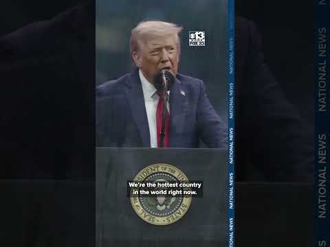 President Donald Trump speaks at Army's 250th birthday celebration
