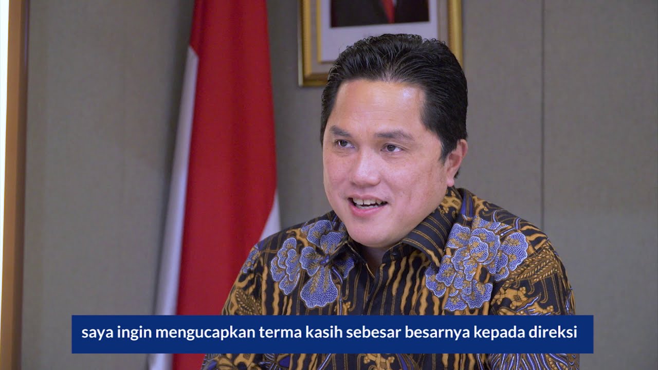 Menteri BUMN Erick Thohir menerima penghargaan “Beritasatu Public Leader Awards”