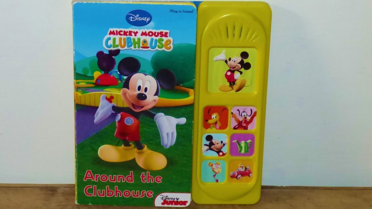 Mickey mouse around the clubhouse sound board book