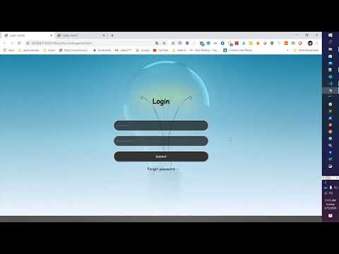 Login form design in html5 and css5 | HTML5 & CSS3