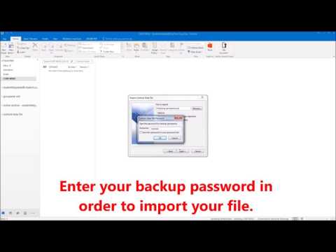 How to Import a PST File in Outlook