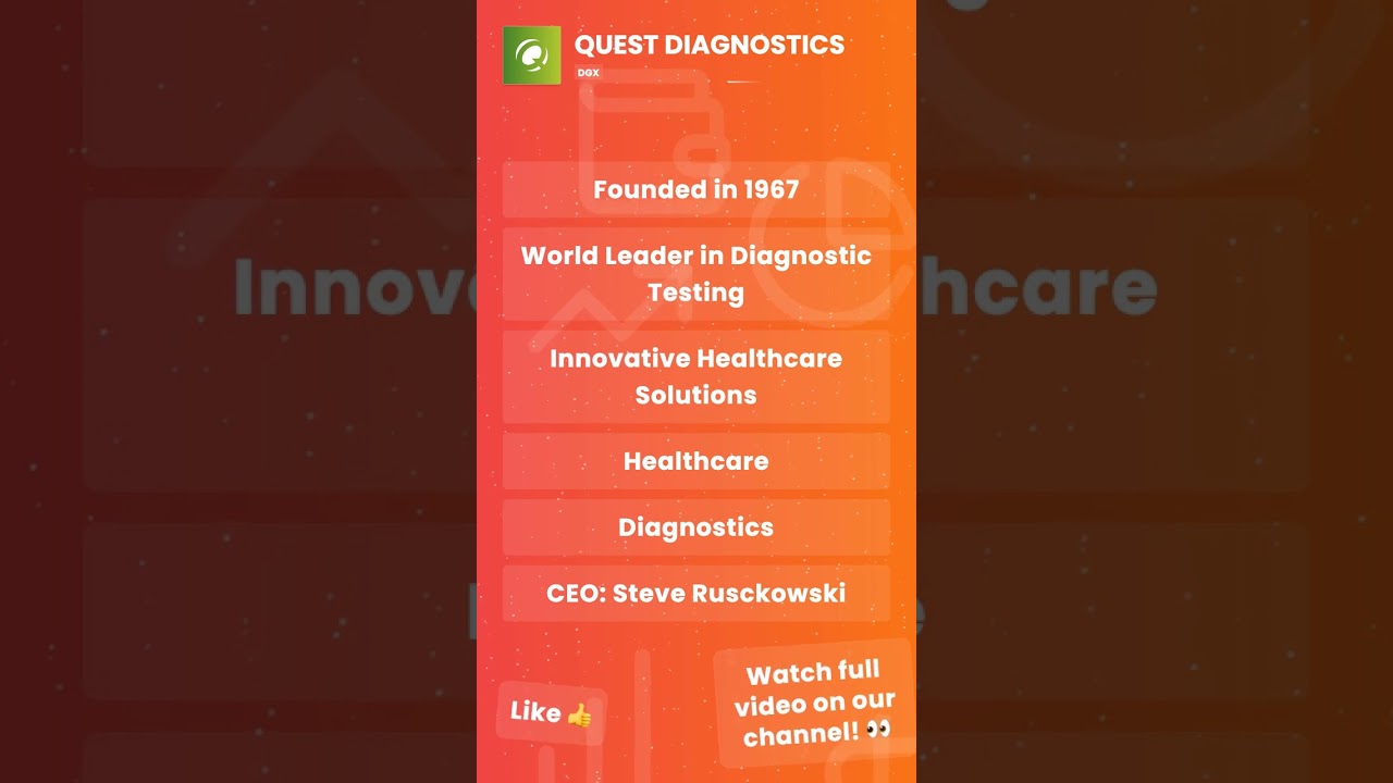 Quest Diagnostics: Transforming Healthcare with Innovation | DGX