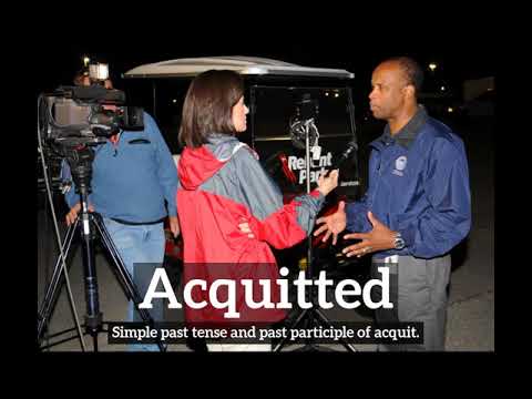 How to Say Acquitted in English? | What is Acquitted? | How Does Acquitted Look?