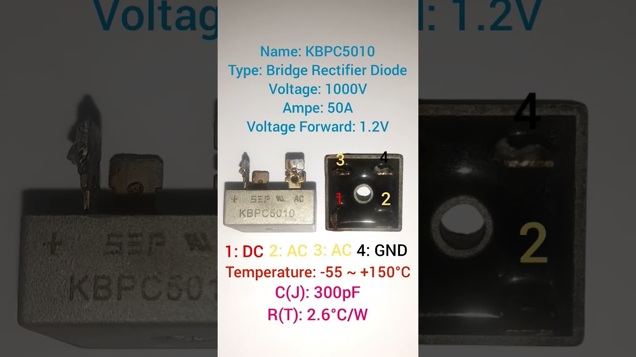 Bridge Rectifier Diode KBPC5010