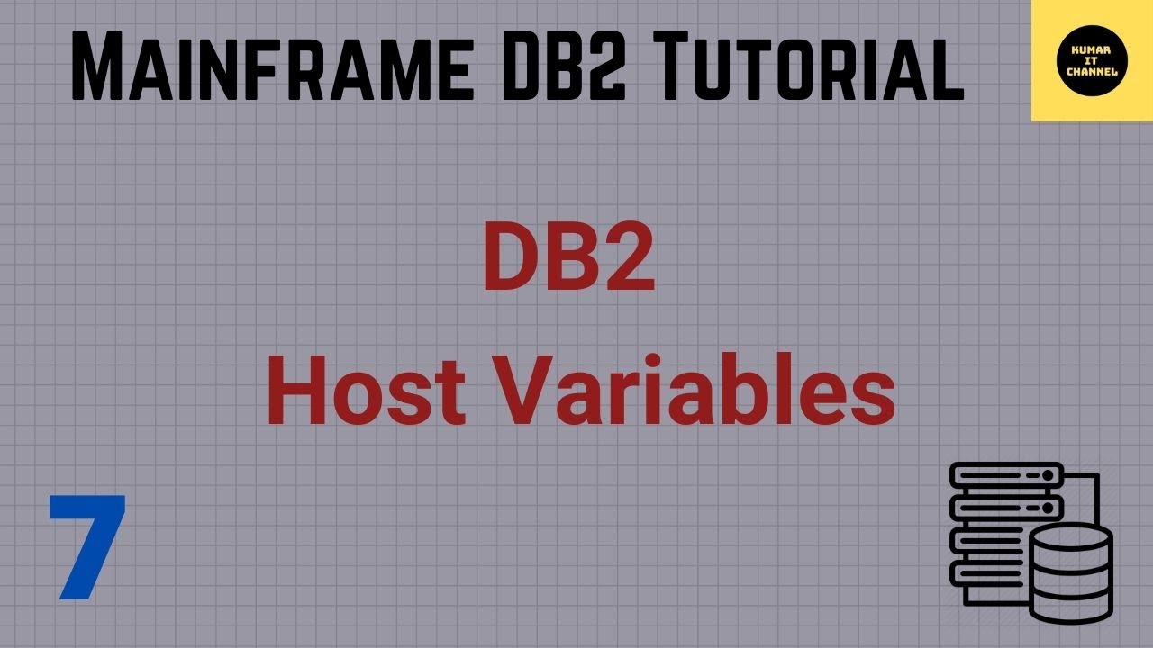 Host Variables in DB2 - Mainframe DB2 Tutorial - Part 7