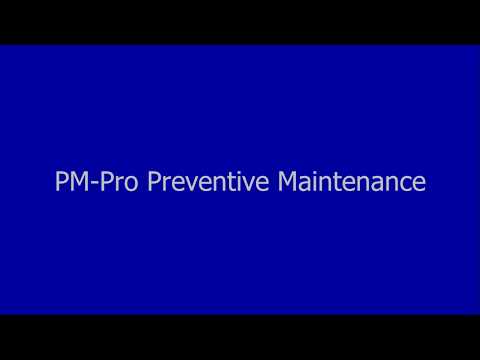 PM-Pro Preventive Maintenance