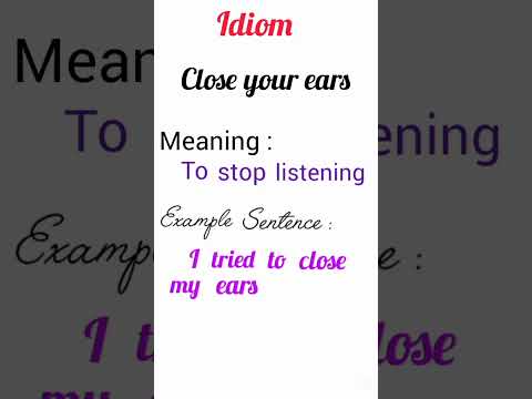 Idiom with meaning and example sentence #english #idioms #example #meaning #shorts #youtubeshorts