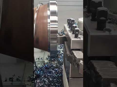 Horizontal CNC machine tool #cnclathe #cnclathes #cncturning #cncutting
