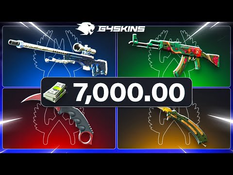 G4SKINS SPENDING $7,000.00! - G4SKINS PROMO CODE 2025