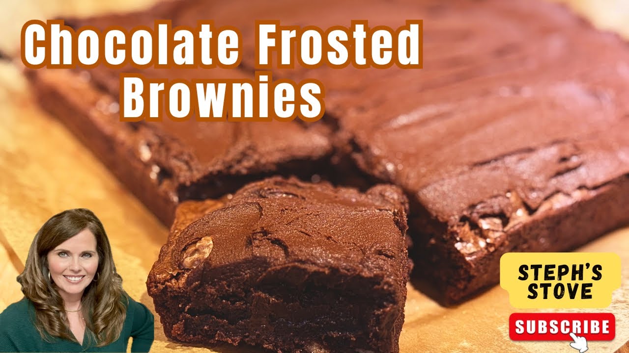 Chocolate Frosted Brownies from Scratch | Rich, Fudgy & Easy Recipe - Steph’s Stove 