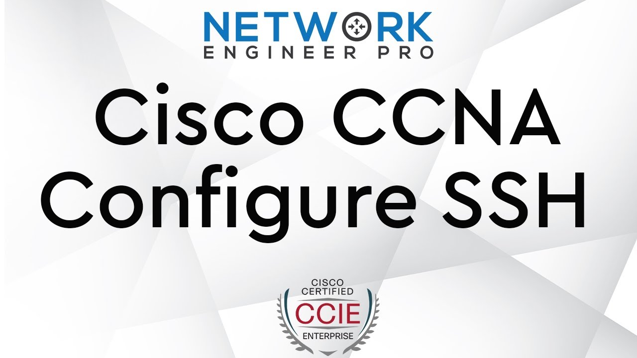 Never use TELNET ! How to configure SSH on a Cisco Router.