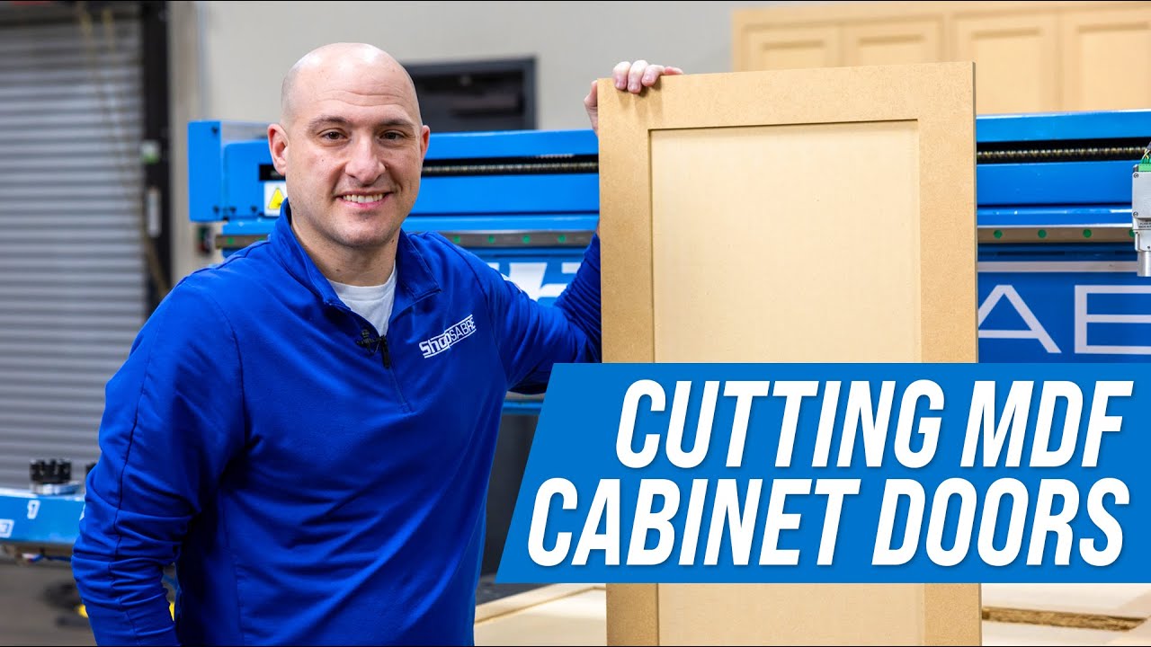 Cutting MDF Cabinet Doors on a ShopSabre CNC