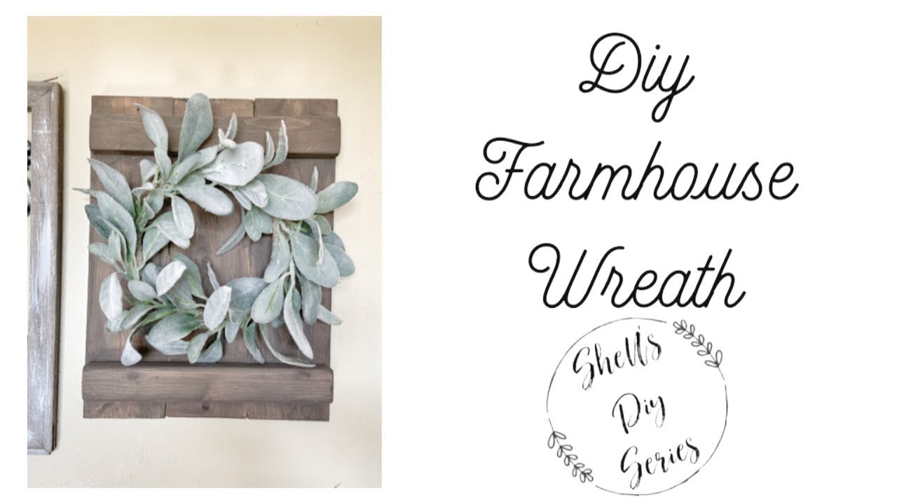 DIY farmhouse wreath