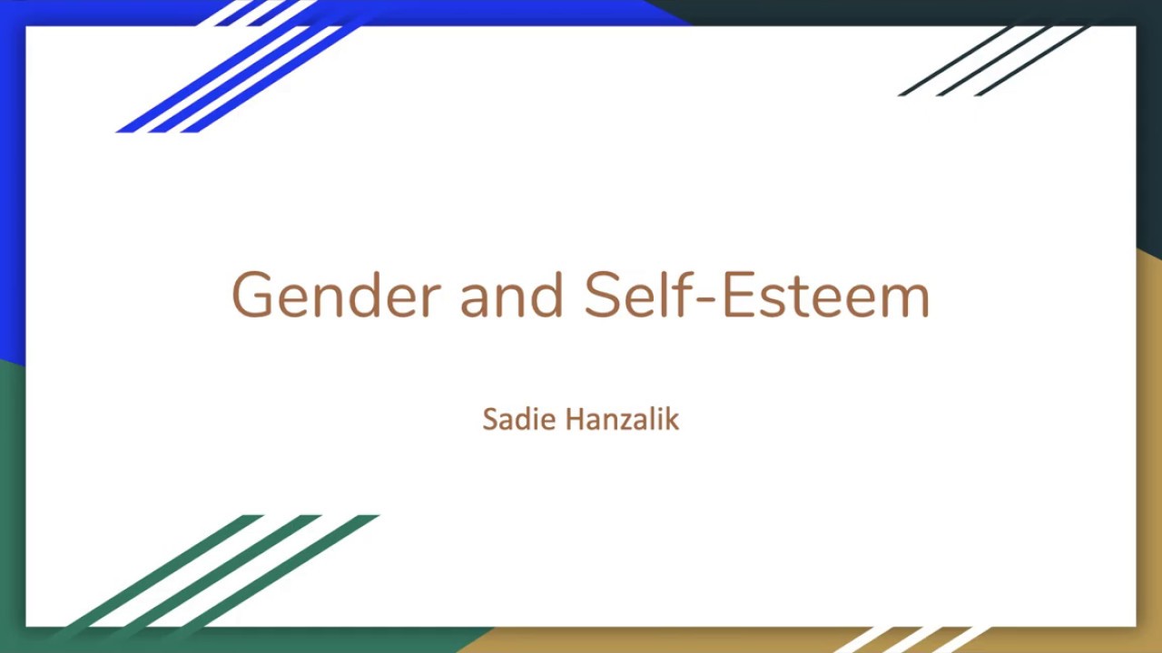 Gender and Self Esteem