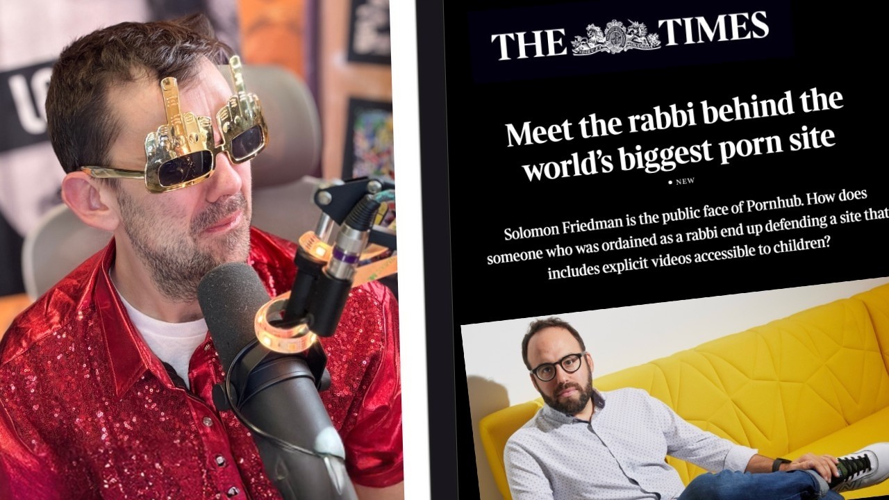 WORST INTERVIEW EVER: The Rabbi Who Owns P*rnhub