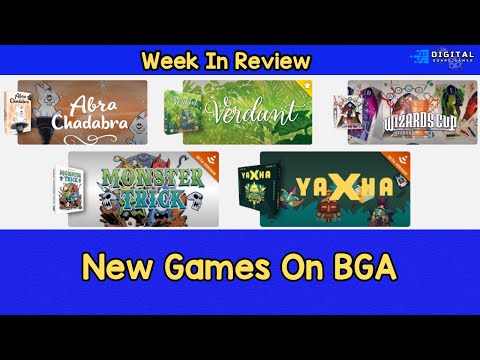 Week in Review – 5 New Games on BGA! | Verdant, Abra Chadabra, Wizard Cup & More!