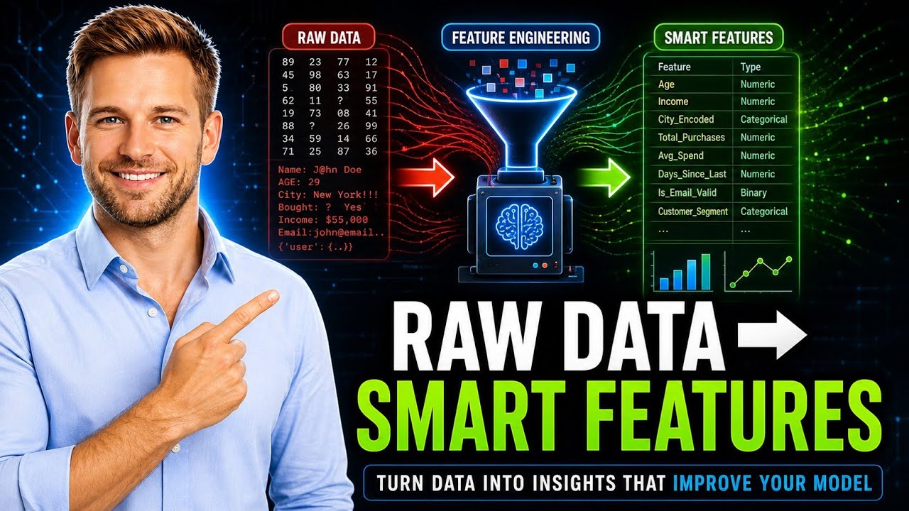 Feature Engineering for Machine Learning | Master Data Transformation in Python 🚀
