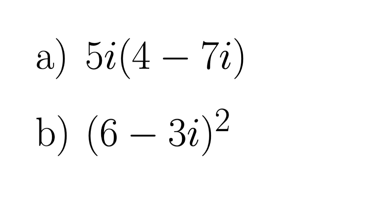 Multiplying Complex Numbers: Binomial Squared