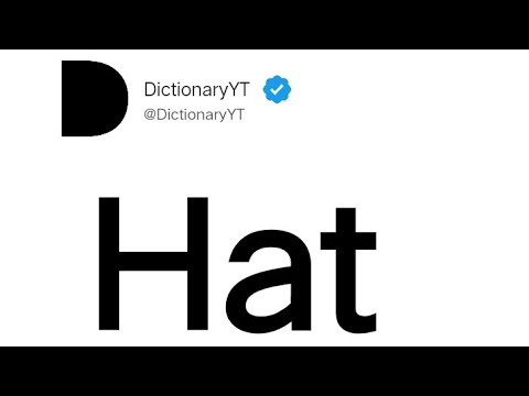 Hat Meaning in English
