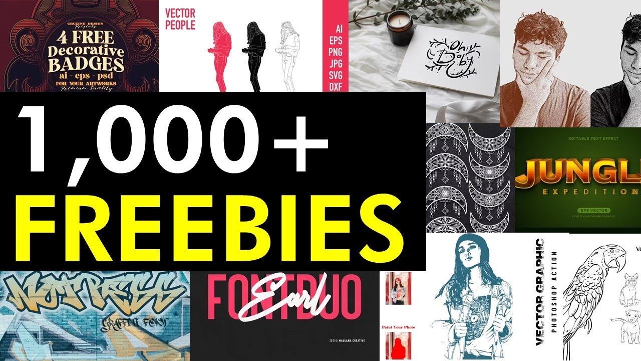 FREE Print on Demand Elements (Graphics/Brushes/Vectors)