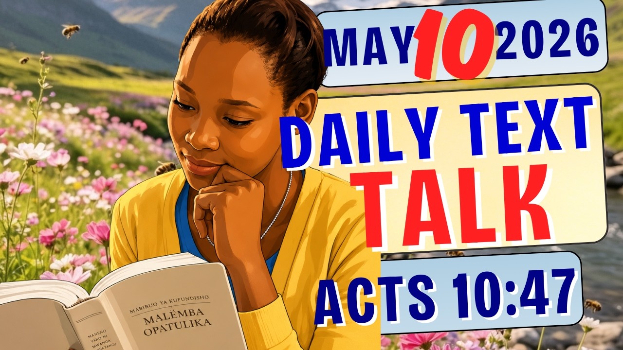 JW Daily Text Talk | What’s Holding Me Back? | ACTS 10:47 | MAY 10, 2026