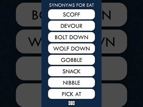 8 Synonyms for "Eat" You Need to Know