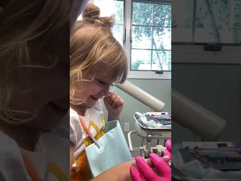 Lilys first dental appointment!🦷🦷#brittikitty #youtube #viral #shorts