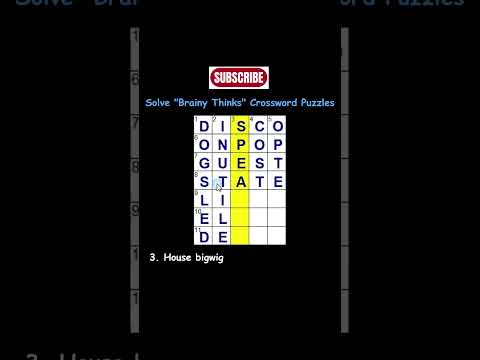 🧩Crossword Puzzle S 6/19/25 🤓💡
