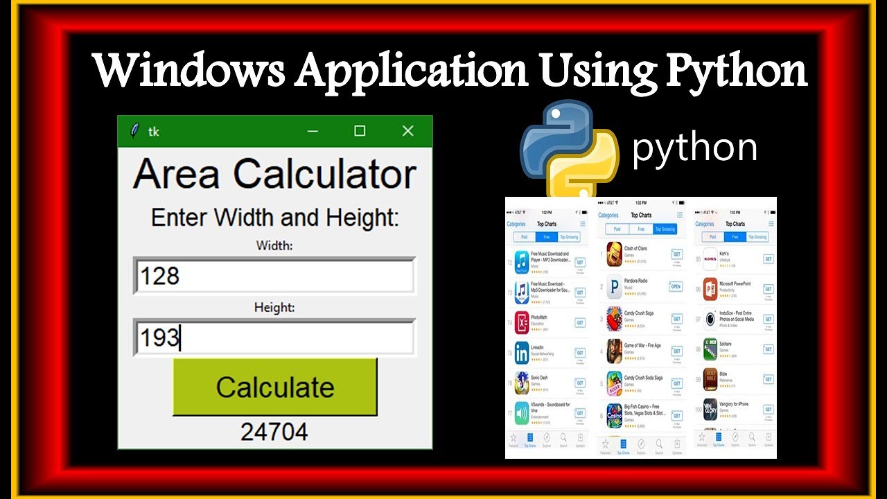 Windows Application In Python | Tkinter Tutorial | Windows Form | Python GUI