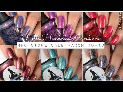 Swatches || HHC Store Sale! | Rikki's Nails