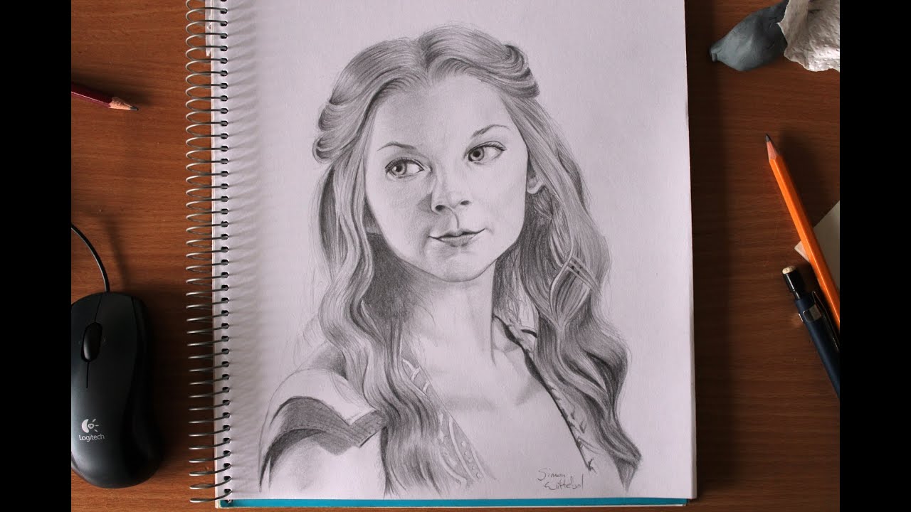 Natalie Dormer or Margaery Tyrell drawing