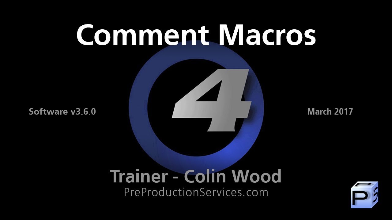 Hog 4 Tutorial 32: Comment Macros