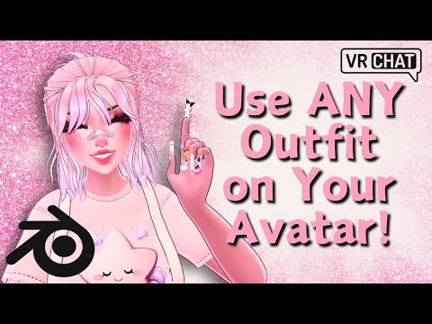 Add Any Clothing and Make it Fit Your VRChat Avatar in Blender | Weight Paint and Sculpting Tutorial