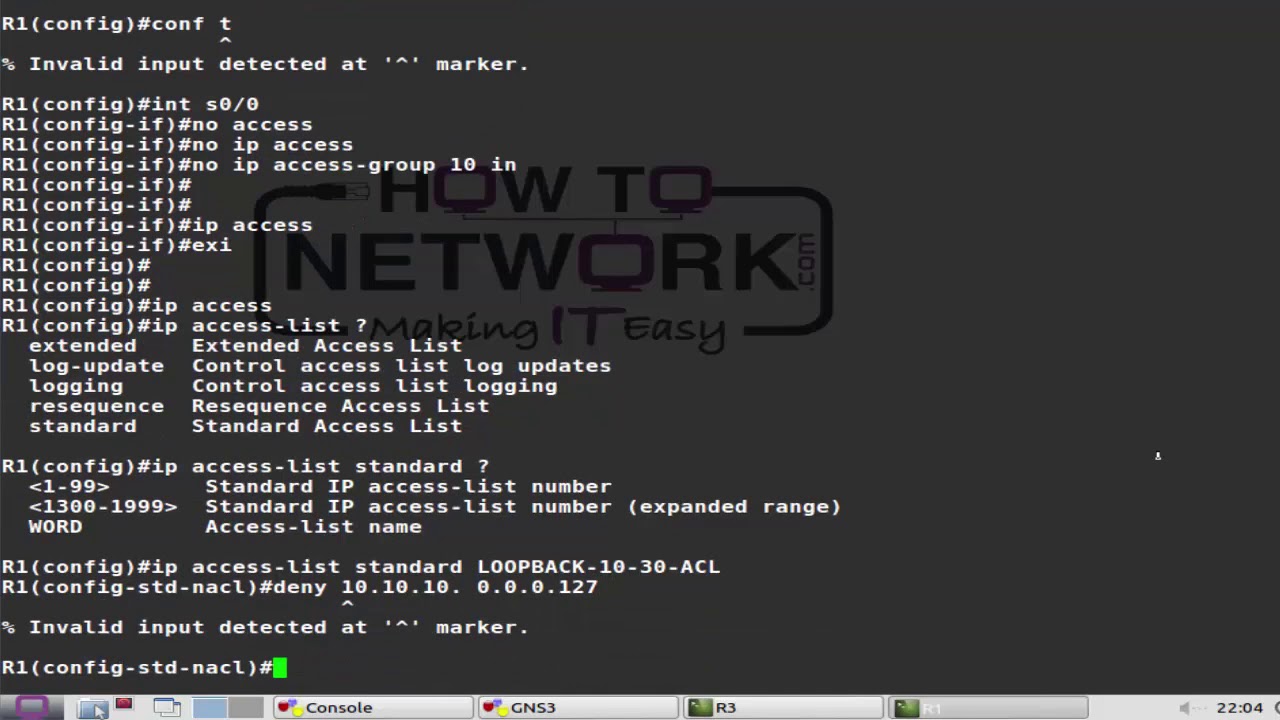 23 Configuring and Applying Standard Named ACLs