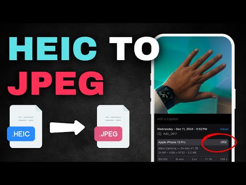 Fix iPhone Photo Format: HEIC to JPEG Tutorial on iPhone