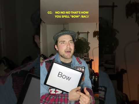 BOW vs BOUGH vs BOW