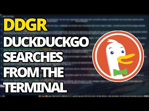 DDGR: DuckDuckGo Searches From The Terminal