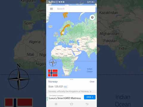Norway map reality