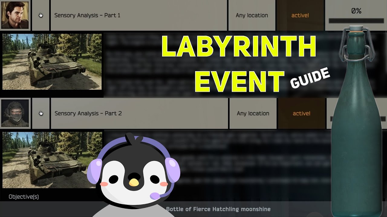 Sensory Analysis Part 1 & Part 2  | Labyrinth Event Guide | Tarkov