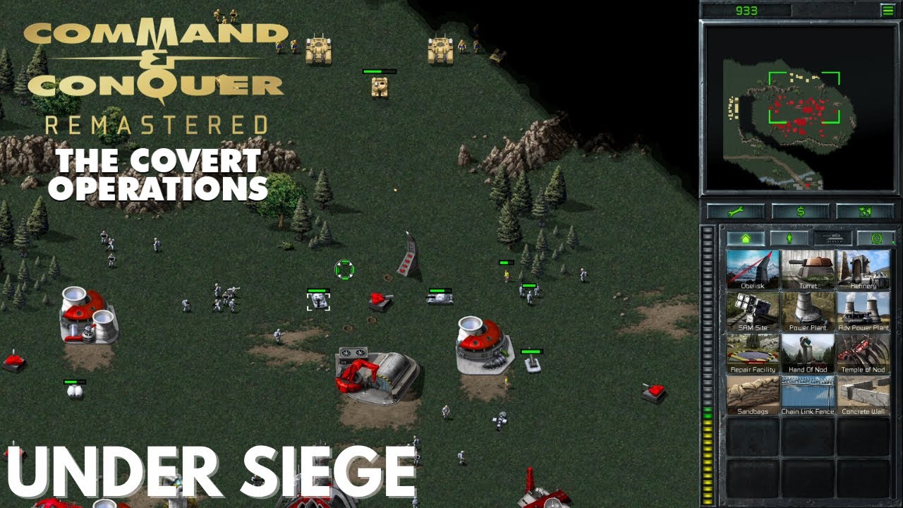 Command & Conquer Remastered - Covert Operations - UNDER SIEGE (Hard)