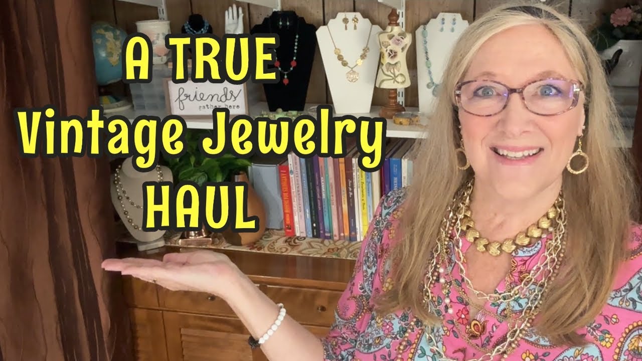A TRUE Vintage JEWELRY HAUL 50s 60s 70s 80s 90s