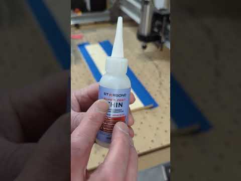 How To Use CA Glue To Hold CNC Router Projects