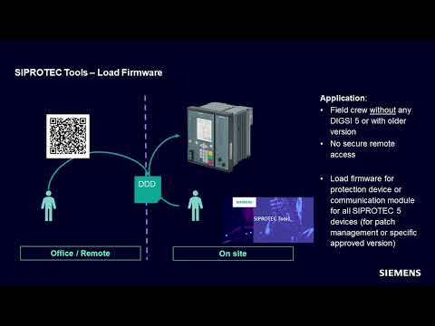 How to upload the firmware with SIPROTEC Tools
