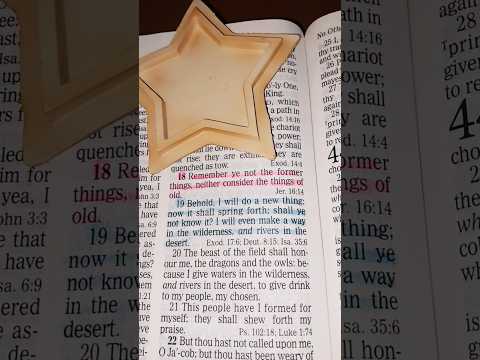 KJV vs NIV Isaiah 43:18-19 #bibleverseofthedaykjv