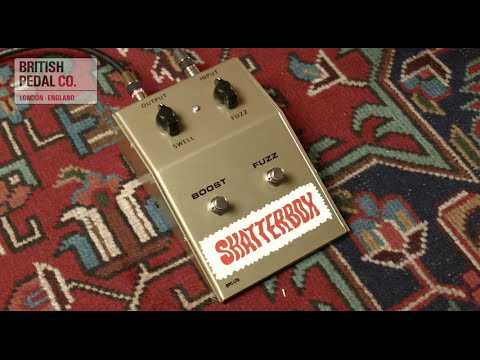 British Pedal Company Shatterbox Fuzz MARC BOLAN T-REX Gold | Reverb
