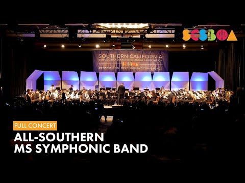 2025 SCSBOA All-Southern MS Symphonic Band | Full Concert