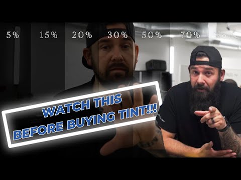 How to Choose the RIGHT Window Tint | Don't Make A Mistake