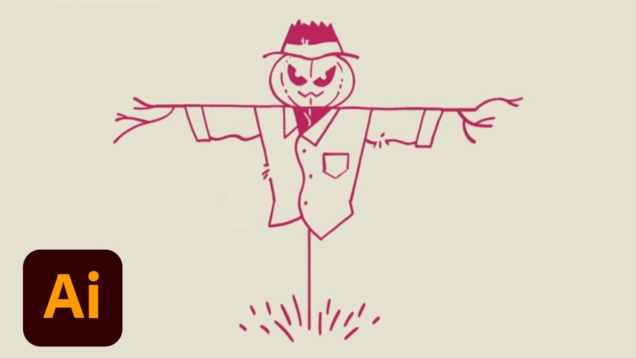 Draw Along with Kyle T. Webster - Scarecrow | Adobe Creative Cloud